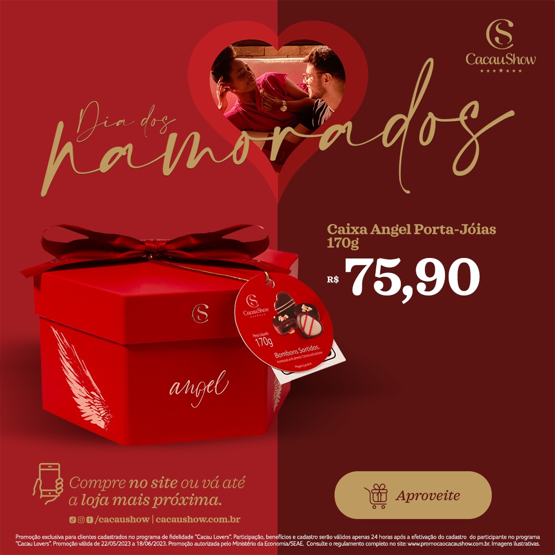 Dia dos Namorados: toda forma de amor você encontra aqui na Cacau Show – Blog do Acélio