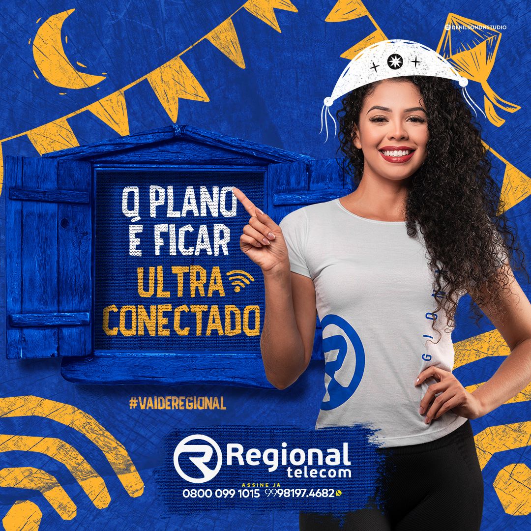 Internet pra ficar 100% conectado é Regional – Blog do Acélio