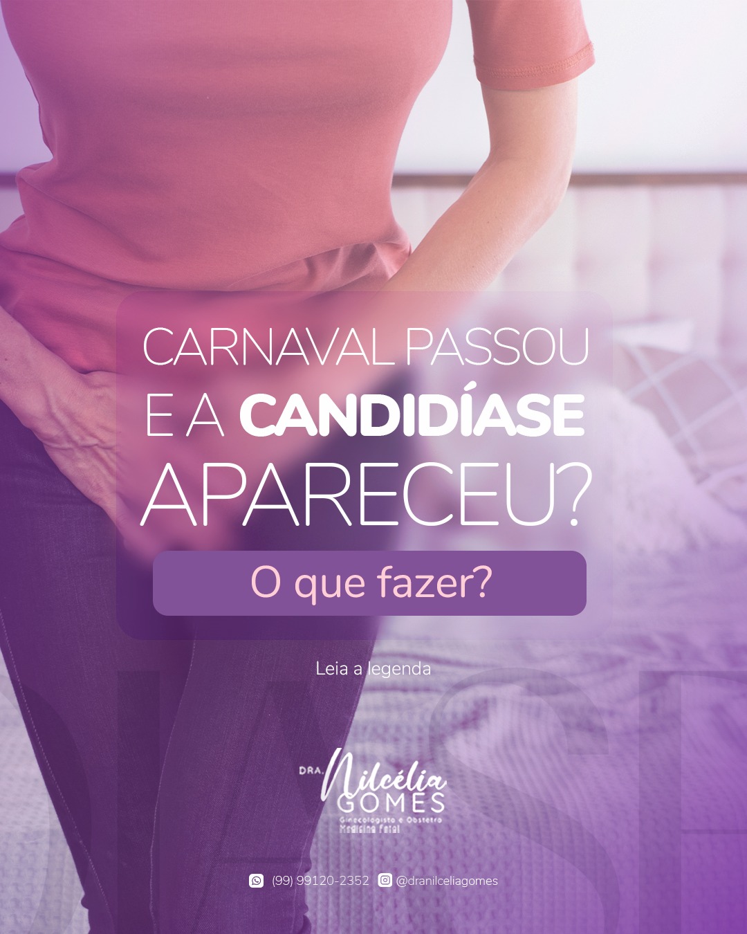 CLÍNICA AMA: Se a candidíase apareceu, é hora de agir com cuidado ...